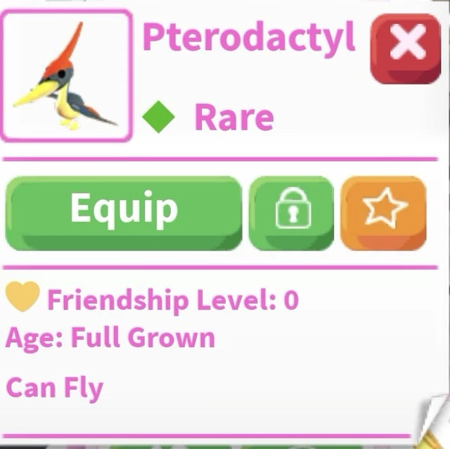 ROBLOX ADOPT ME Fly Pterodactyl £16.32 - PicClick UK