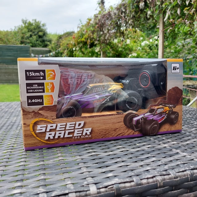 [IRELAND] SMYTH'S TOYS - SPEED RACER 1:20 Scale RC Car Orange/Purple ...