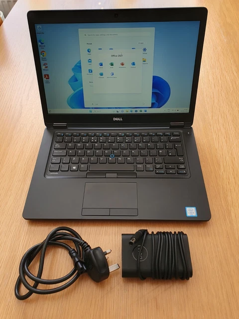 DELL LATITUDE 5480, MS Office21, 256GB SSD, Windows 11, Intel i5, 14"HD ...