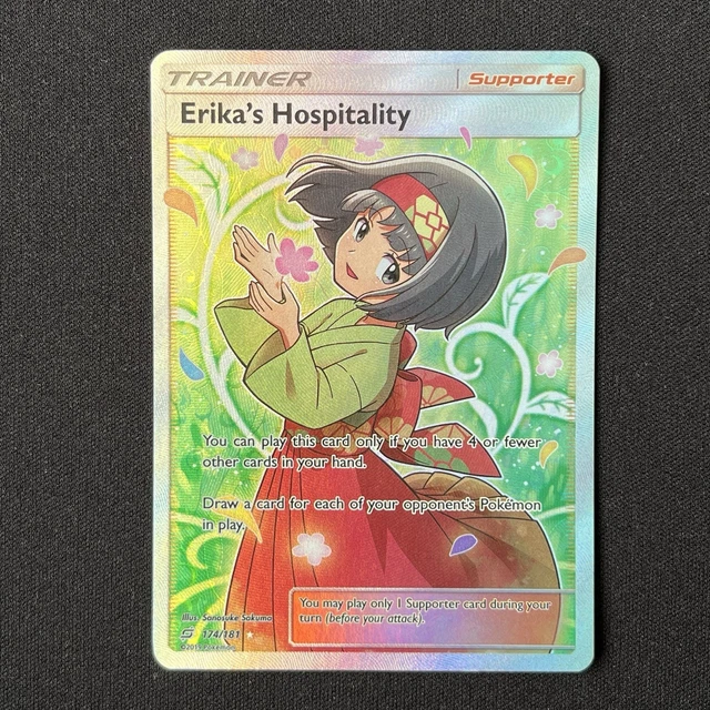 ERIKA'S HOSPITALITY 174/181 Full Art Team Up Pokemon Card £59.99 ...
