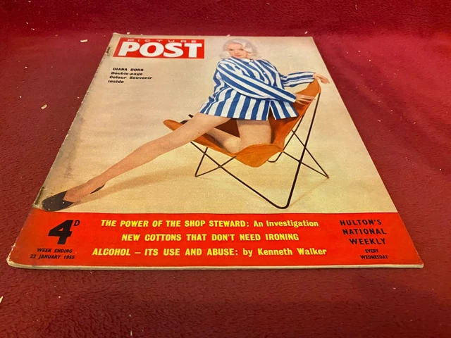 PICTURE POST MAGAZINE 22/1/1955 Diana Dors. Mr Woodrow Wyatt £4.99 ...