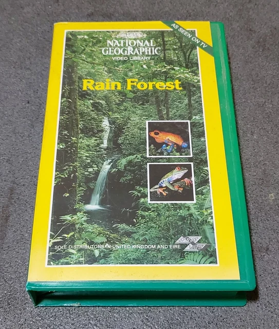 NATIONAL GEOGRAPHIC VIDEO Library Rain Forest VHS Video Tape Narr ...