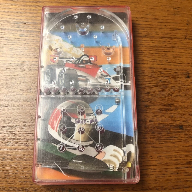 VINTAGE 1976 PINBALL Game Formula 1 Marlboro Racing Car 7 Bluebox Hand ...