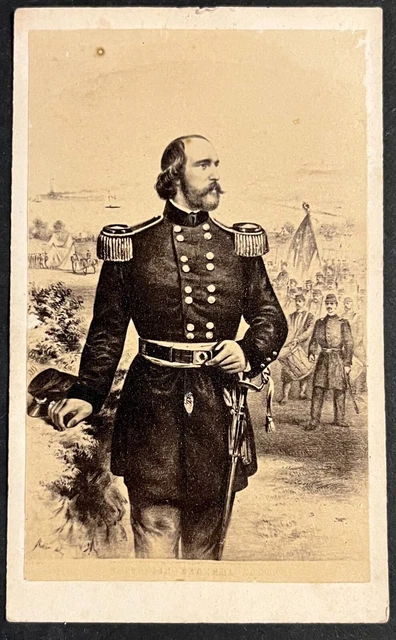 CIVIL WAR BRIGADIER GENERAL FREDERICK LANDER PORTRAIT JH BUFFORD c1862 ...