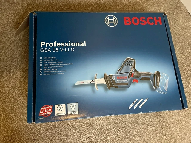 BOSCH PROFESSIONAL GSA 18 V-LI-C 18V Cordless Reciprocating Saw BODY ...