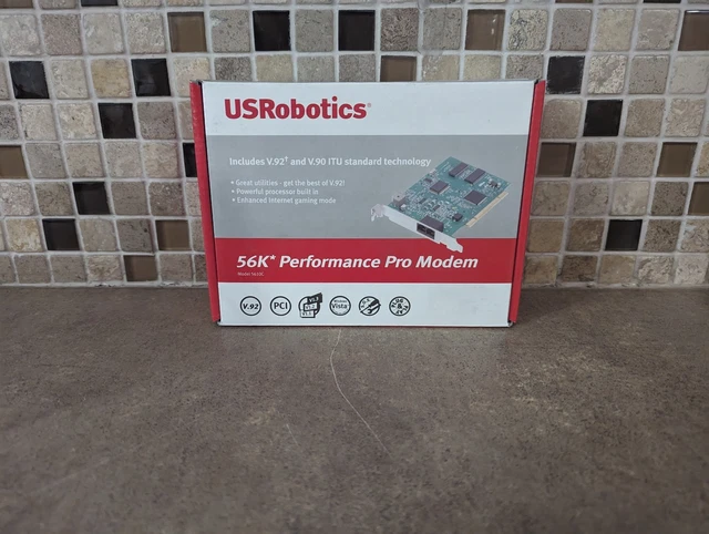 US ROBOTICS USR5610C 56K Performance Pro Modem Internal Pci 56Kbps Ula2 ...