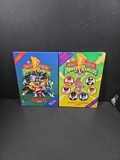MIGHTY MORPHIN' POWER Rangers Official Annuals 1996/1997 signed By ...