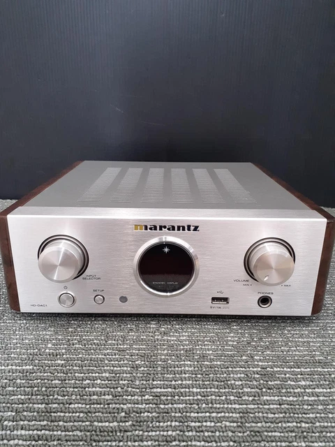 AMPLI CASQUE DAC MARANTZ HD-DAC1 avec télécommande et câbles fonctionne ...