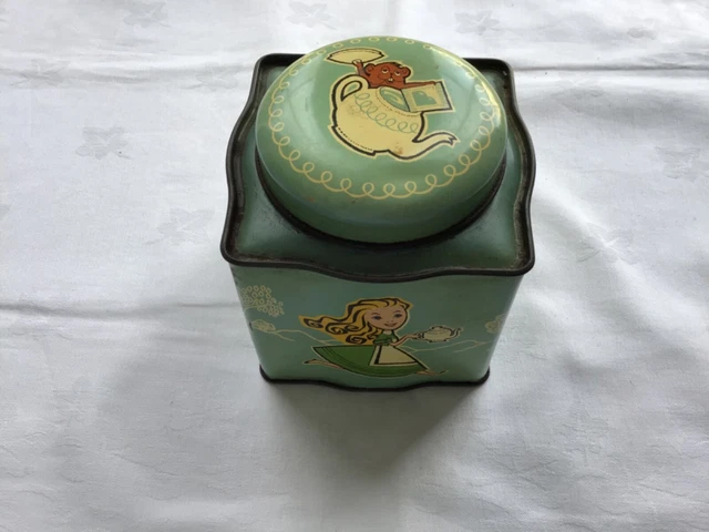 MAD HATTERS TEA Party (Alice In Wonderland) 1950 Tetley Tin £30.00 ...