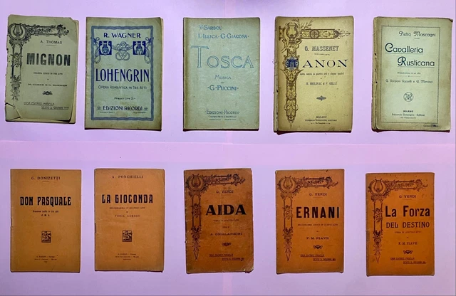 LIBRETTO OPERA LIRICA Teatro Mvsn Pnf Ventennio Ww2 EUR 20,00 - PicClick IT