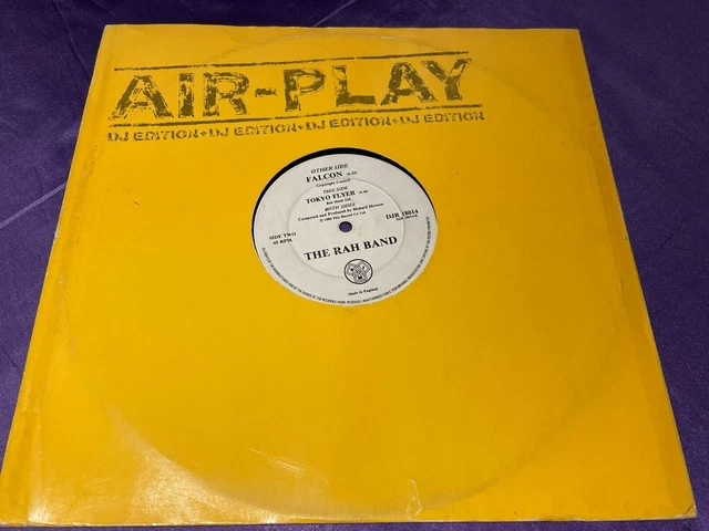 THE RAH BAND - Falcon - Tokyo Flyer - Vinyl Record 12" Single - 1980 ...
