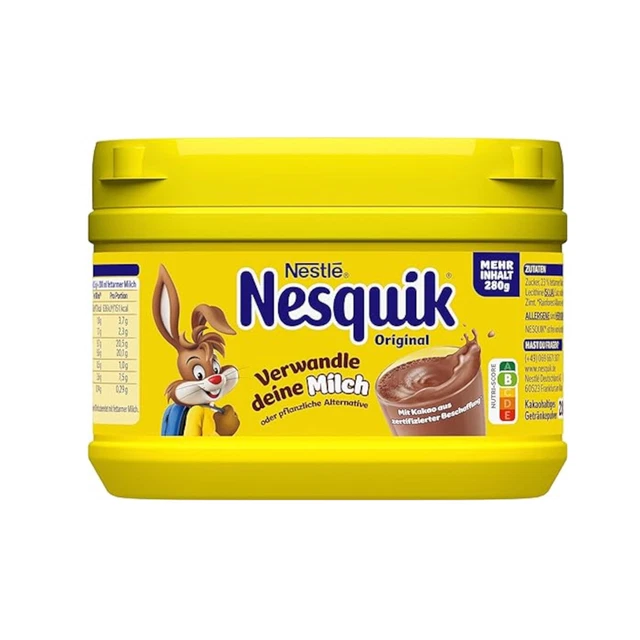 NESTLE NESQUIK ORIGINAL Chocolate Flavour Tin 280g £2.75 - PicClick UK