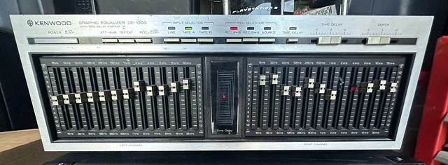 VINTAGE SOUNDSHAPER! KENWOOD GE-1000 12-BAND GRAPHIC EQUALIZER!! Parts ...