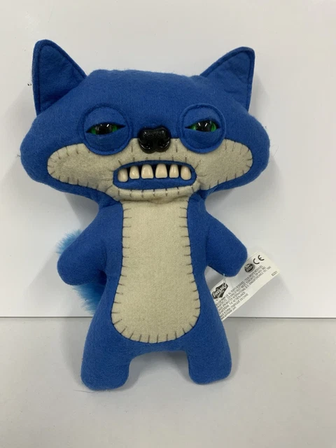 FUGGLER FUNNY UGLY Monster Suspicious Fox Blue Plush Soft Toy £7.99 ...