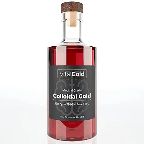 COLLOIDAL GOLD 120 PPM 500ml Ultra Strength Gold Supplement Pure, high ...