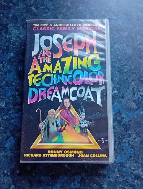JOSEPH AND THE Amazing Technicolor Dreamcoat VHS Video film Donny ...