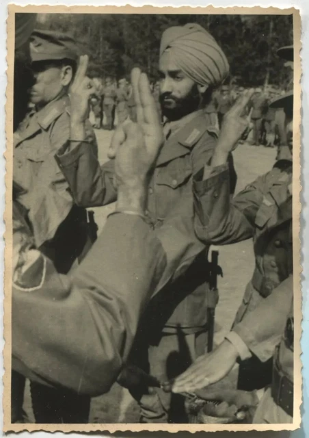 SIKH SOLDIER PHOTO German Wwii Wehrmacht Vintage Original £75.69 ...