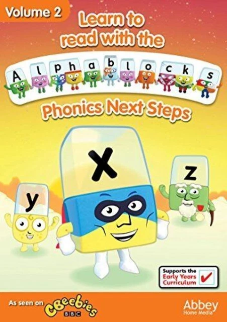 LEARN TO READ With The Alphablocks - Phonics Next Steps Volume 2 DVD ...