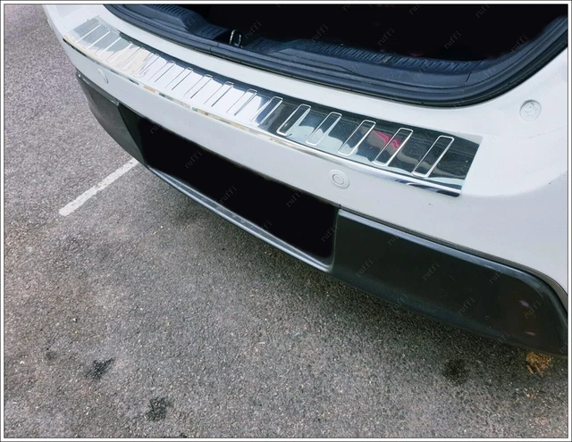 CHROME REAR BUMPER Protector GLOSSY For TOYOTA AURIS HB 2014 TO 2018 £ ...