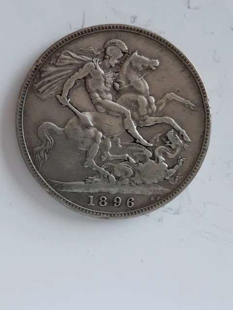 1896 QUEEN VICTORIA Silver (0.925) Crown Coin. £26.00 - PicClick UK