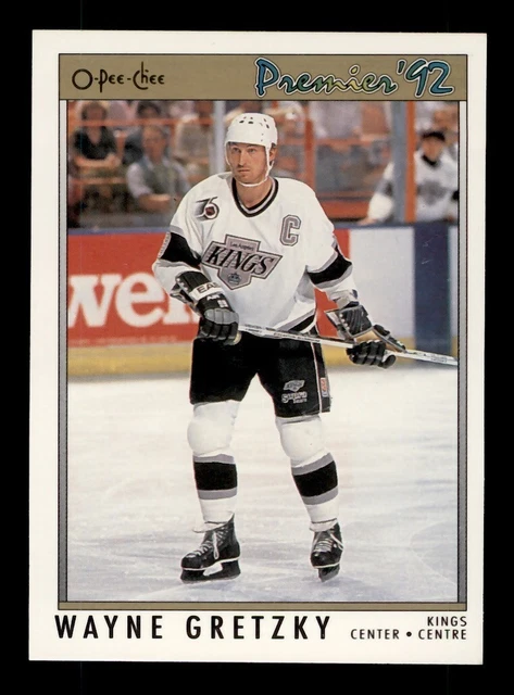 1991-92 O-PEE-CHEE PREMIER #3 Wayne Gretzky Los Angeles Kings Hof EUR 1,10 - PicClick FR