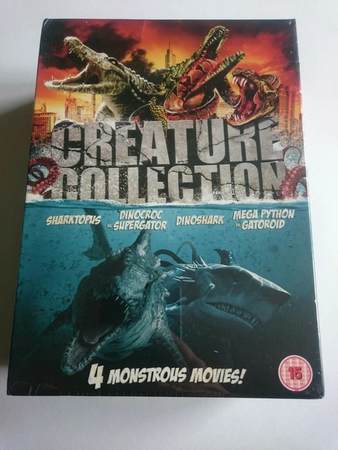 CREATURE COLLECTION - Sharktopus / Dinoshark / Dinocroc Vs Supergator ...