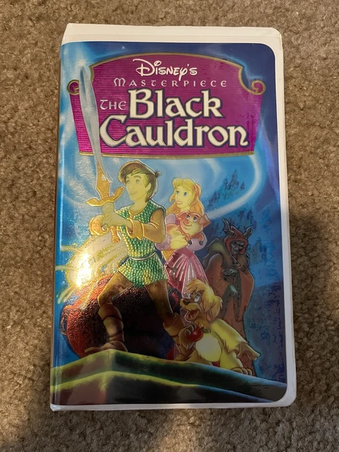 THE BLACK CAULDRON Walt Disney Masterpiece Collection Clamshell VHS ...