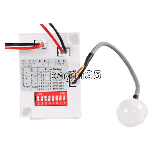 PLASTIC INTELLIGENT LIGHT Body Sensor IR Module Motion Sensing Switch ...