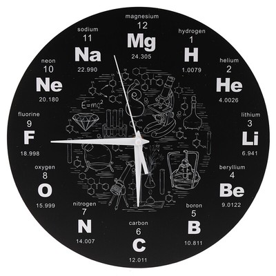 PERIC TABLE OF Elemen Wall Art Chemical Symbols Wall Clock Eduional aL ...