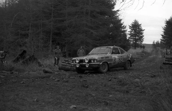 WILL SPARROW & Ron Crellin, Vauxhall Magnum WRC RAC Rally 1975 Old ...
