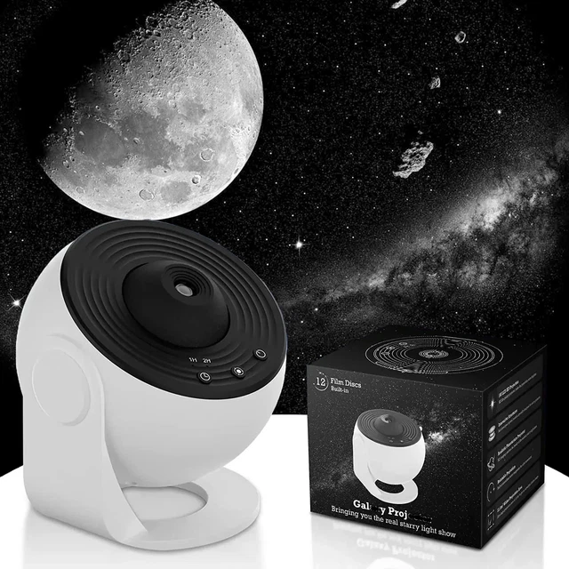 STAR PROJECTOR NIGHT Light 360° Rotate Galaxy Lamp for Room Decoration ...