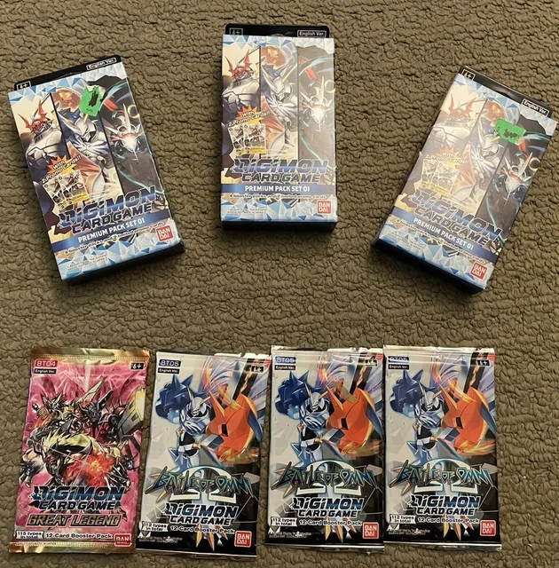 2021 DIGIMON CARD game premium pack set 01 $50.00 - PicClick CA