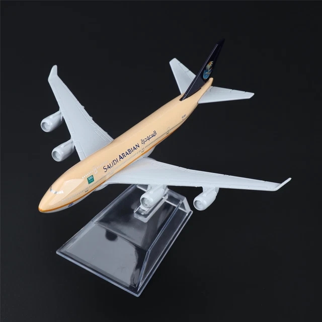 16CM BOEING 747 Saudi Arabian Airlines Aircraft Plane Diecast Model £11 ...