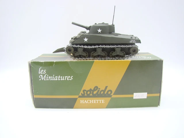 SOLIDO - CHAR Sherman M4A3 Prong - Wwii - 1/50 - Hachette Collection ...