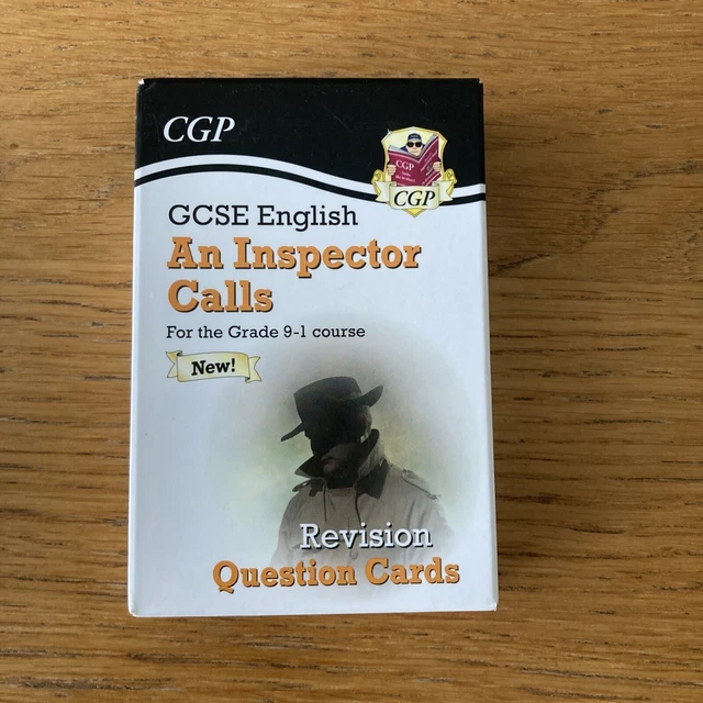 GCSE ENGLISH AN inspector calls revision question cards For GSCE 9-1 ...