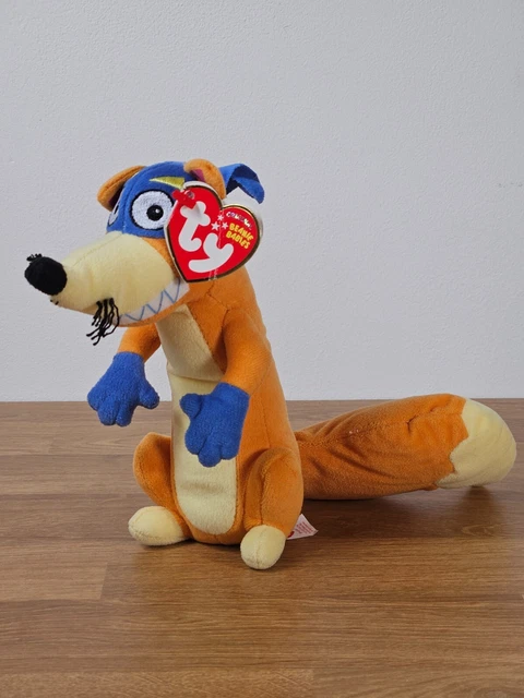 TY BEANIE BABY SWIPER the Fox Dora the Explorer 7" Plush Stuffed Animal ...