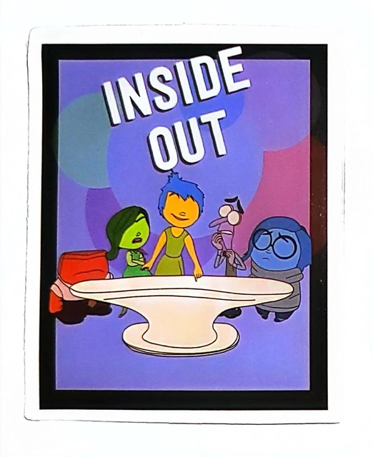 DISNEY PIXAR INSIDE OUT Joy Sadness Fear Disgust Anger Water Resistant ...
