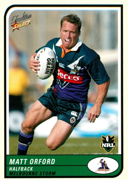 2005 MELBOURNE STORM NRL Card MATT ORFORD EUR 3,25 - PicClick FR