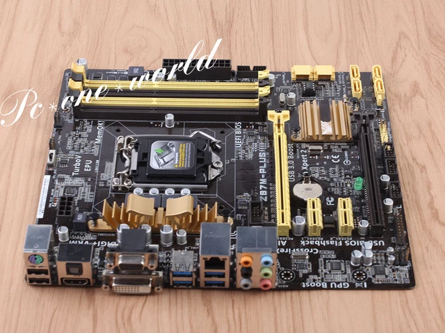 ASUS Z87M-PLUS MOTHERBOARD LGA 1150 DDR3 Intel Z87 DVI HDMI VGA USB3.0 ...