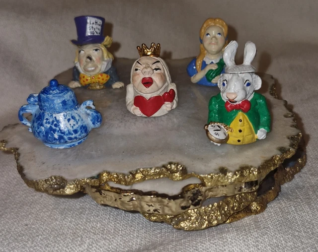 WARWICK PEWTER THIMBLES- Alice in Wonderland Set - Very Rare £155.00 ...