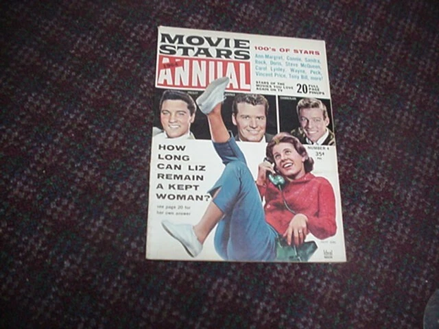 MOVIE STARS ANNUAL 1964 Annette Funicello Sandra Dee Elizabeth Taylor ...