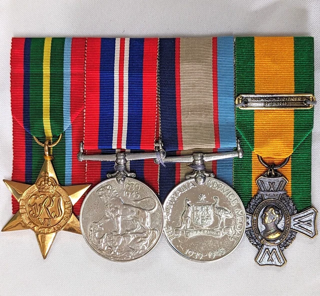WX40218 WW2 AUSTRALIA military War MedalS 1939-45 army $145.50 ...