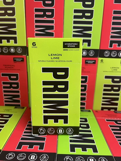 PRIME HYDRATION ENERGY Drink Powder Sachets 6 Per Box Tropical Punch £ ...