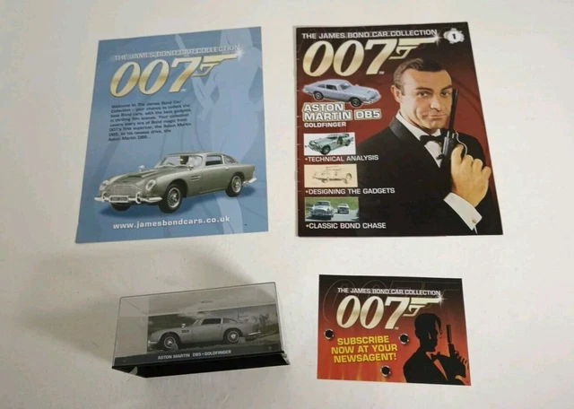 JAMES BOND CAR Collection Magazine Issue #1 Aston Martin DB5 Car ...