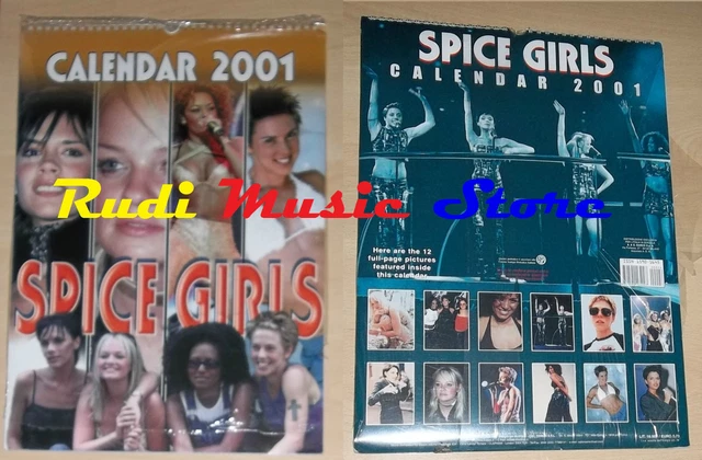 CALENDARIO SPICE GIRLS 2001 no cd dvd lp mc tour live EUR 14,99 ...