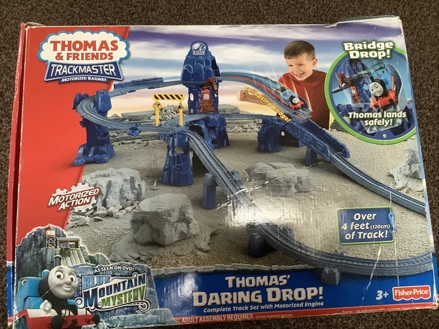 THOMAS & FRIENDS Trackmaster Motorised Thomas Daring Drop Railway Set £ ...