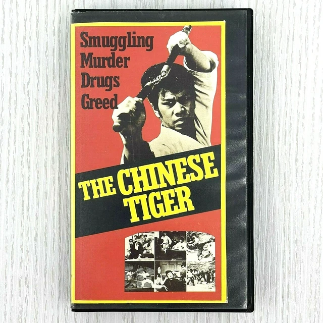 THE CHINESE TIGER [VHS] 1991 Kung-Fu Action Movie; Smuggling Drugs ...