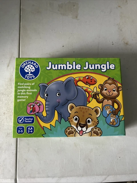 ORCHARD TOYS JUMBLE Jungle Educational Matching Memory Game For Ages 2-5 New £9.04 - PicClick UK