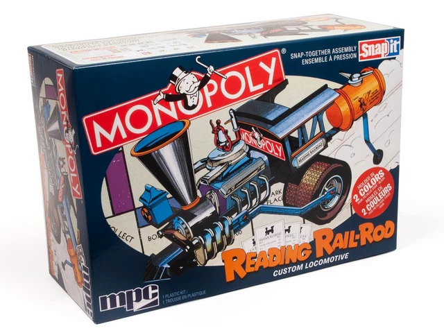 MPC MONOPOLY CUSTOM Locomotive 1:25 Scale Model kit (US IMPORT) £35.81 ...