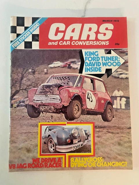 CARS AND CAR Conversions Magazine March 1972 £5.99 - PicClick UK